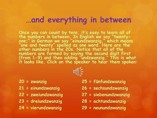 German numbers 21 40(1) | PPTX