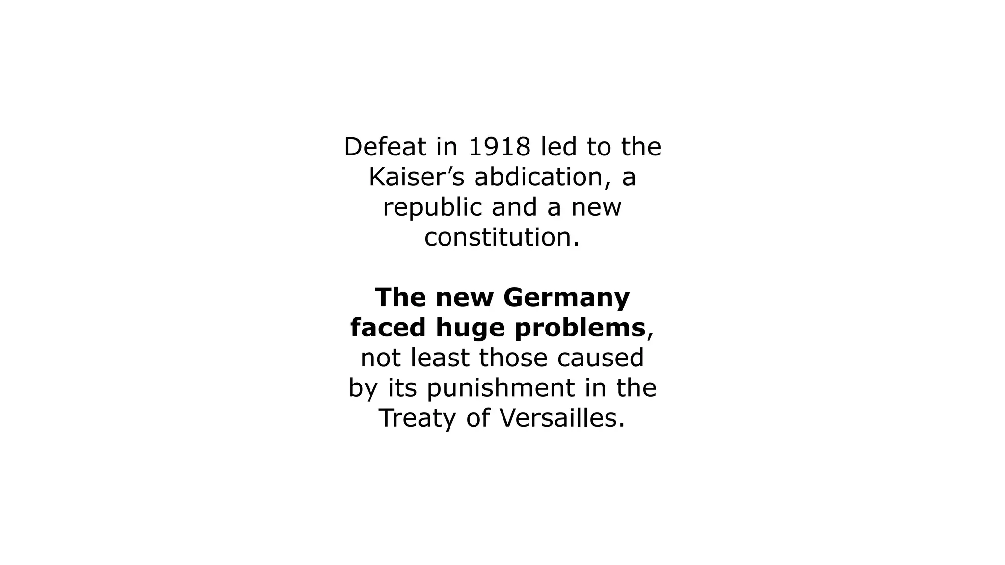 TREATY OF VERSAILLES - GERMAN PASSIVE RESISTANCE | PPT