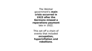 TREATY OF VERSAILLES - GERMAN PASSIVE RESISTANCE | PPT