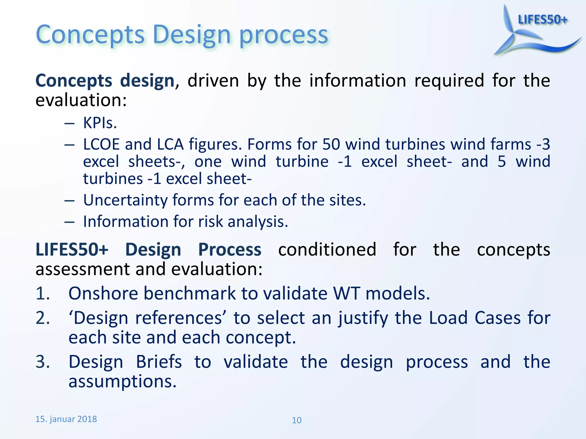 German perez lifes50+ design summary - deep wind 2018 | PPT