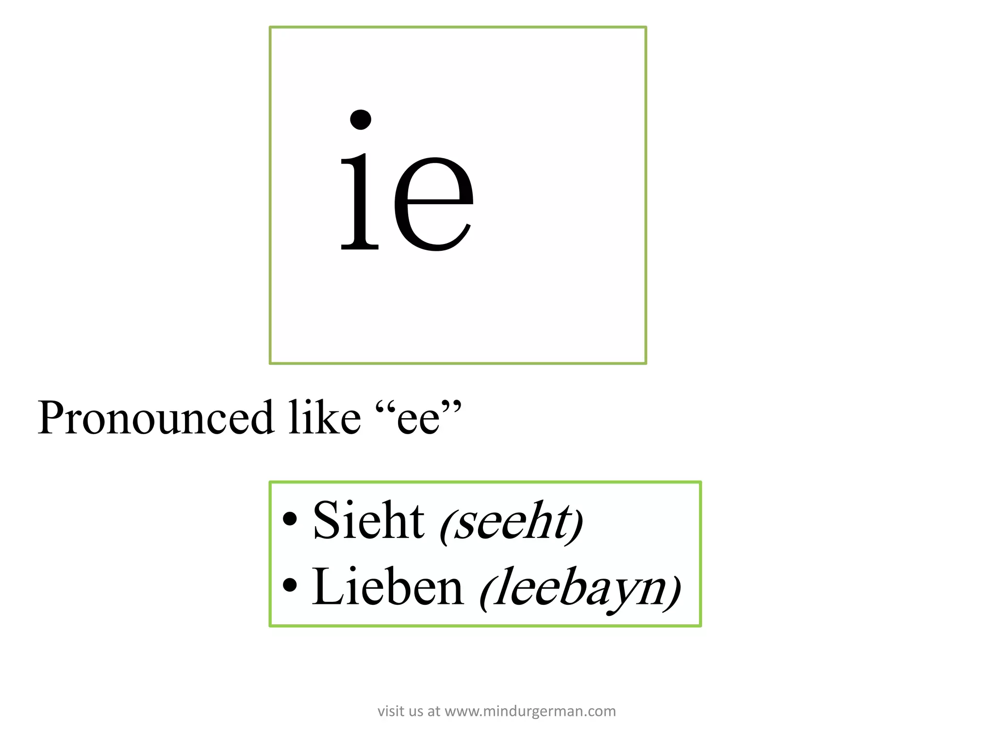 German pronounciation | PPTX