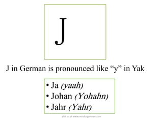 German pronounciation 2 | PPTX