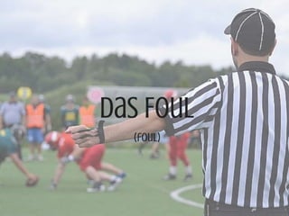 German Vocabulary Words and Phrases for Sports | PPTX
