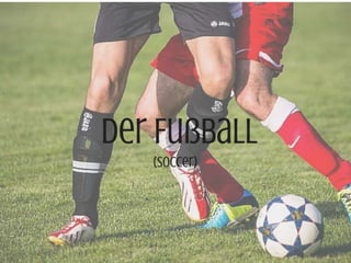 German Vocabulary Words and Phrases for Sports | PPTX