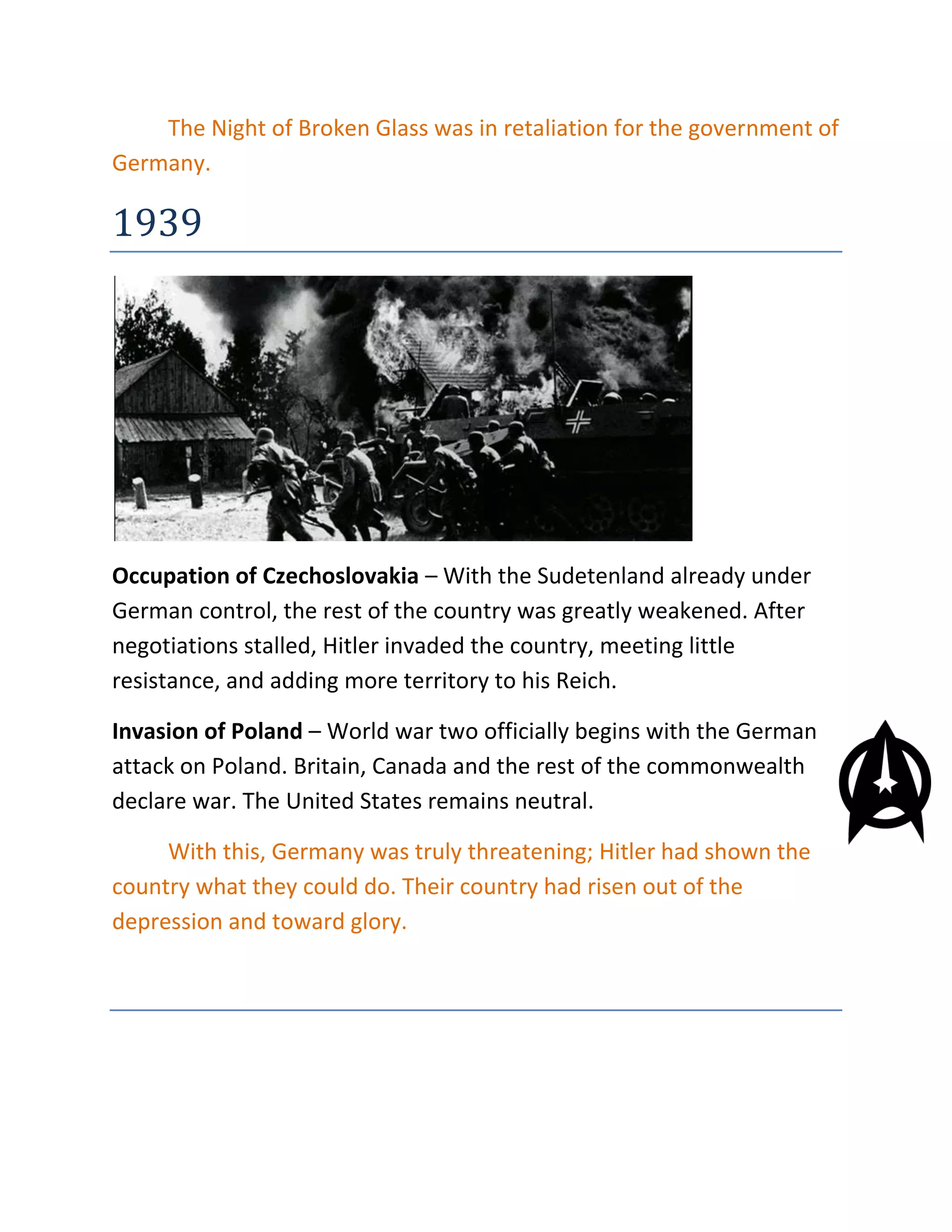 German timeline | DOCX