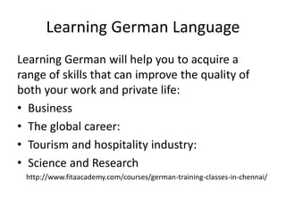 German language | PPT