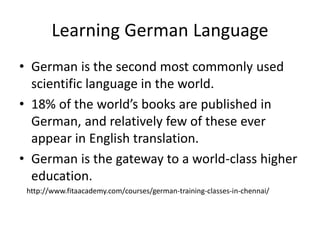 German language | PPT