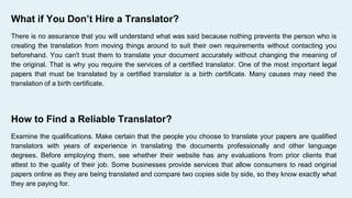 German Translations: Benefits of Getting Documents Translated by a ...