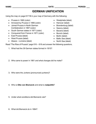 German Unification | DOCX