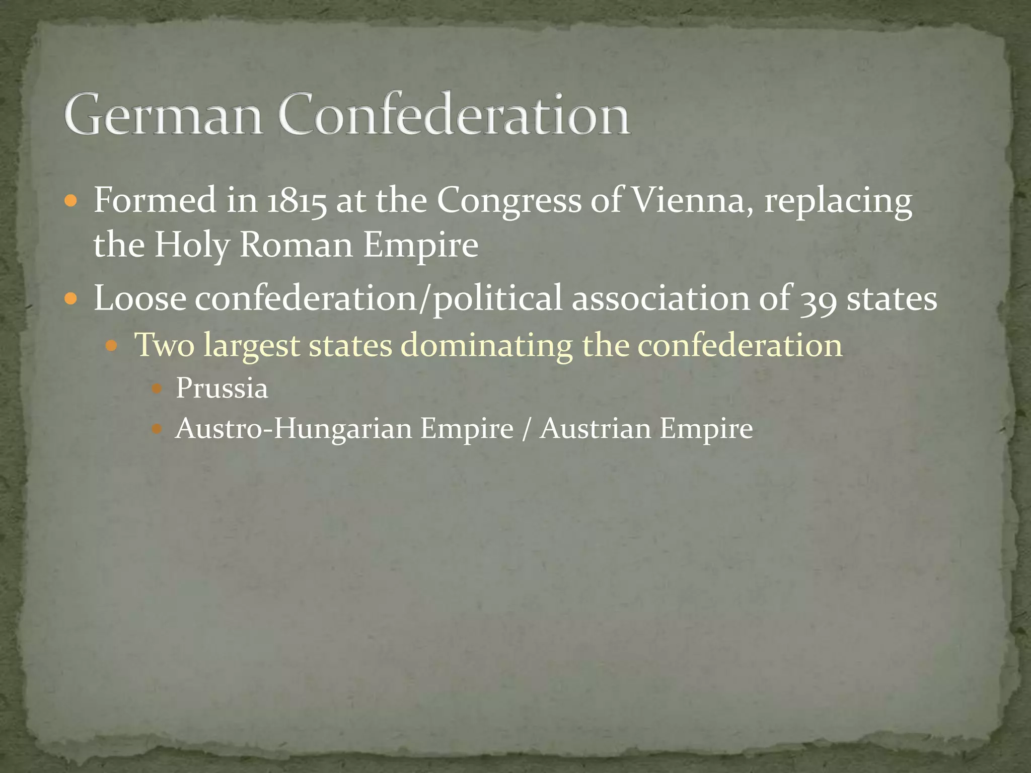 German Unification powerpoint | PPTX