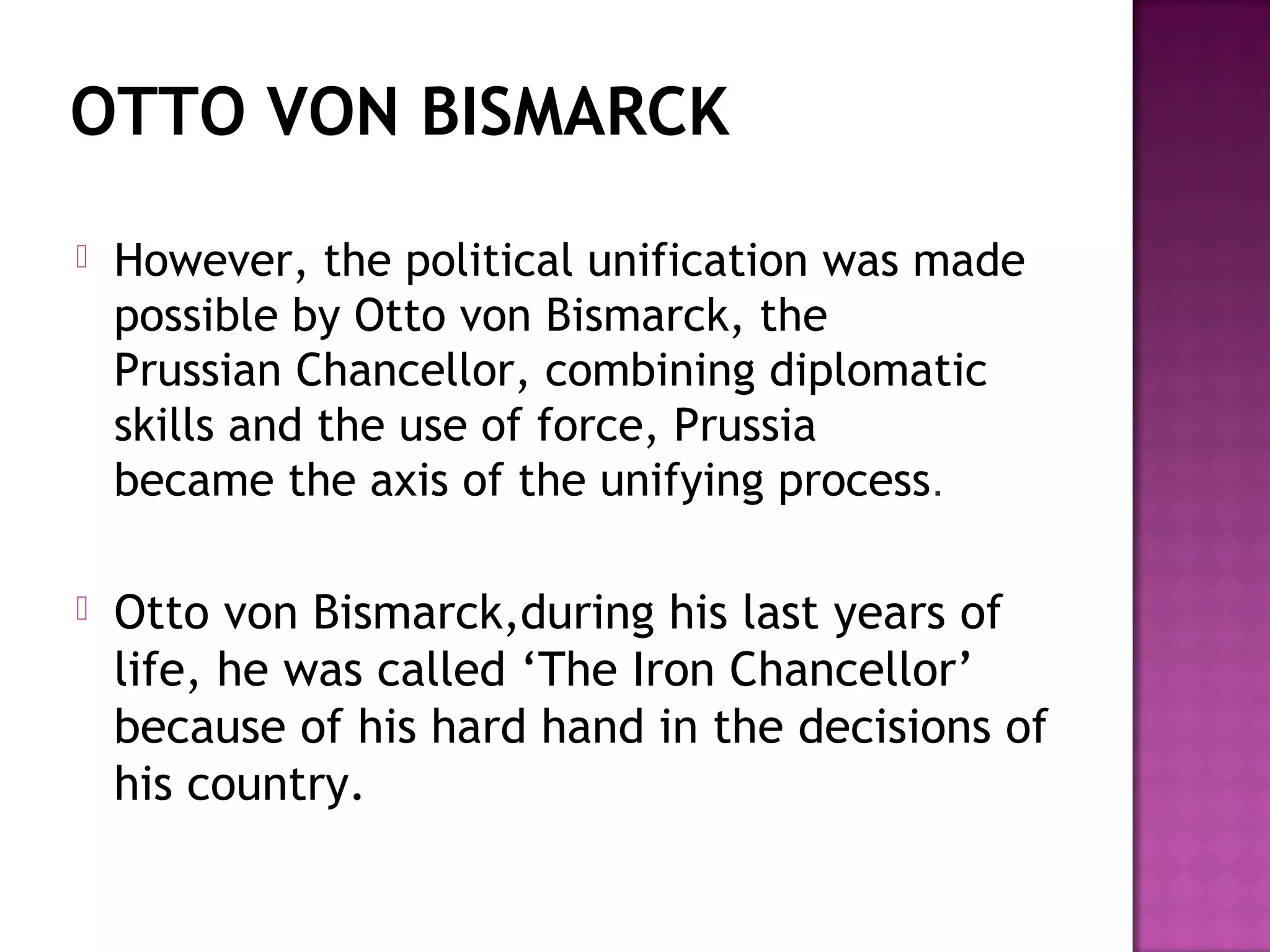 German unification | PPT