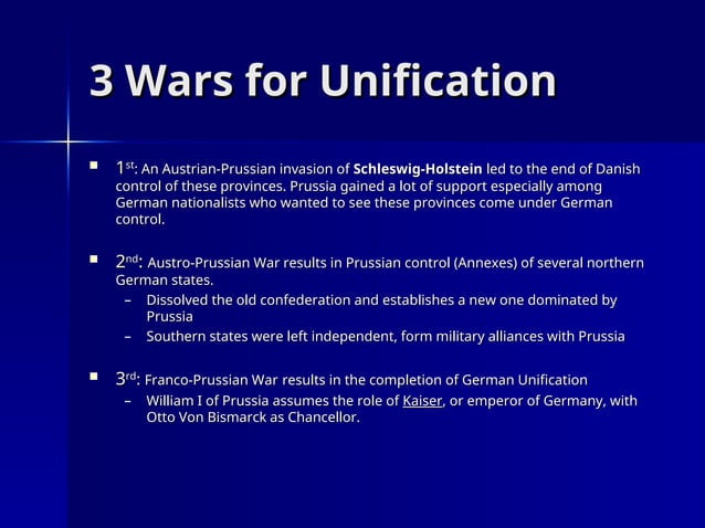 German Unification under mazinee .ppt