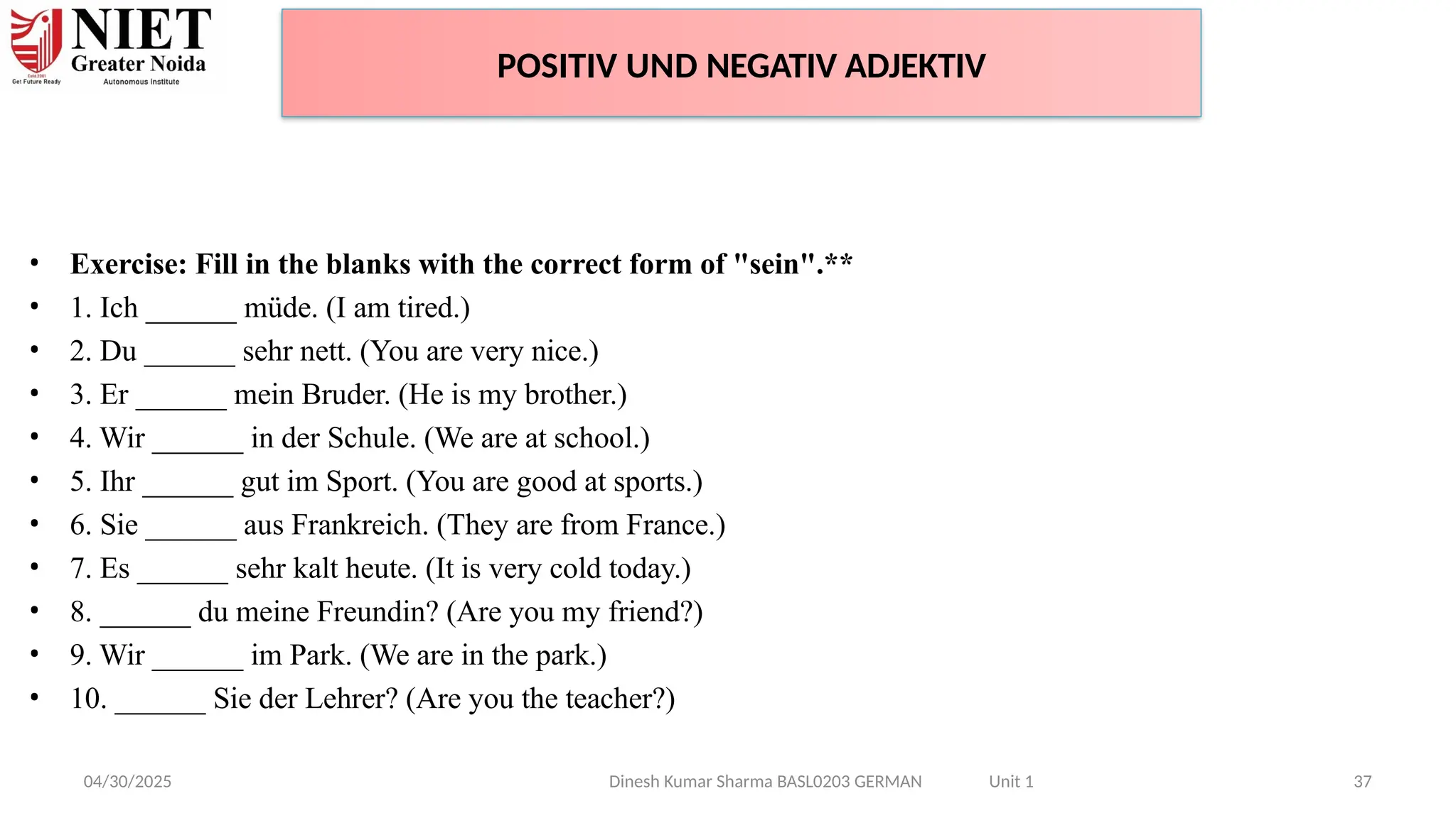 German Unit 1 PPTs updated syllabus.pptx