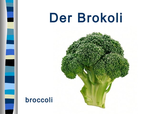 Names of Vegetables in German | PPT | Food & Drink