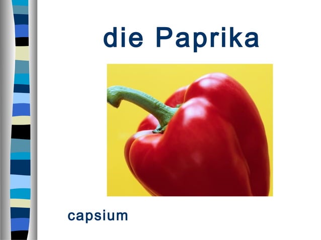 Names of Vegetables in German | PPT | Food & Drink