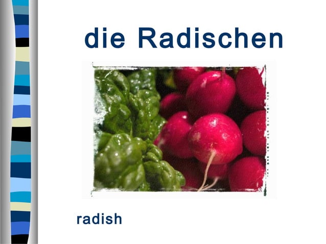 Names of Vegetables in German | PPT