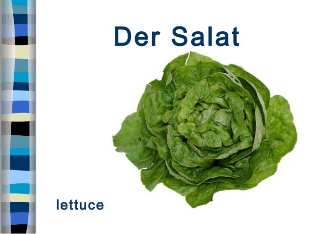 Names of Vegetables in German