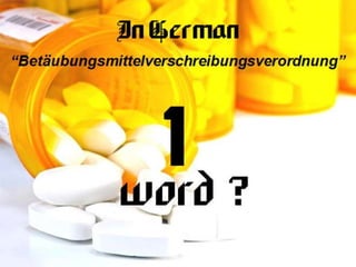 German vs English: Which one is the most complicated language? | PPTX