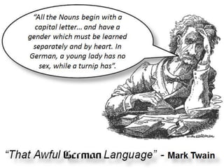 German vs English: Which one is the most complicated language? | PPTX
