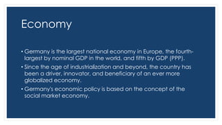 manufacturing sector of Germany | PPTX | Manufacturing Industry ...