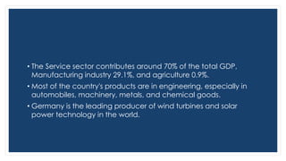 manufacturing sector of Germany | PPTX