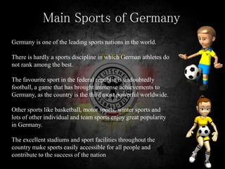 Sports of germany | PPTX