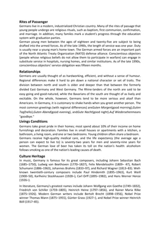 Germany | PDF | Europe Travel | Travel Locations