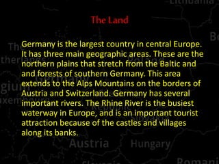 short presentation about Germany | PPTX