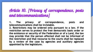 Constitution of Germany | PPTX | Law