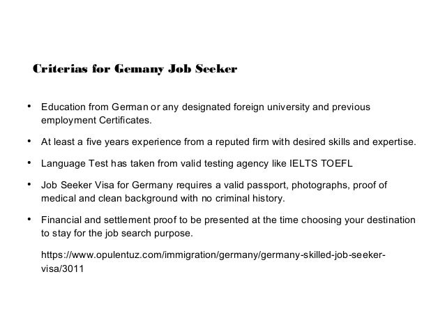 How To Avail Germany Job Seeker Visa how-to-avail-germany-job-seeker-visa