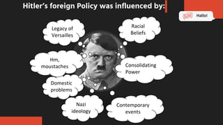 Germany - The impact of Nazism on German Foreign Policy_ The origins_Ms ...
