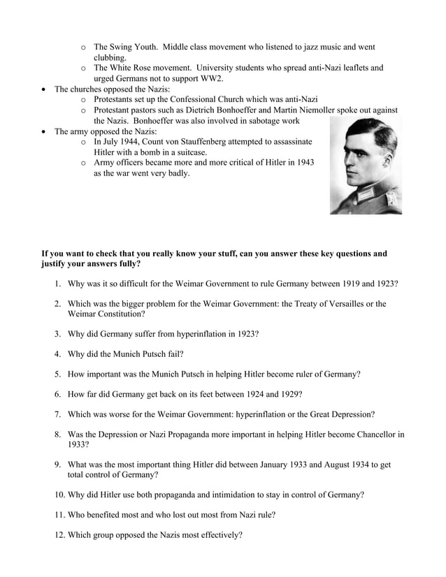 Germany 1919 1945 revision facts book