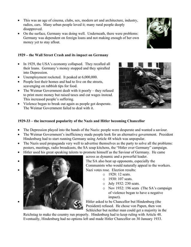 Germany 1919 1945 revision facts book