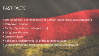 Germany and German literature | PPTX