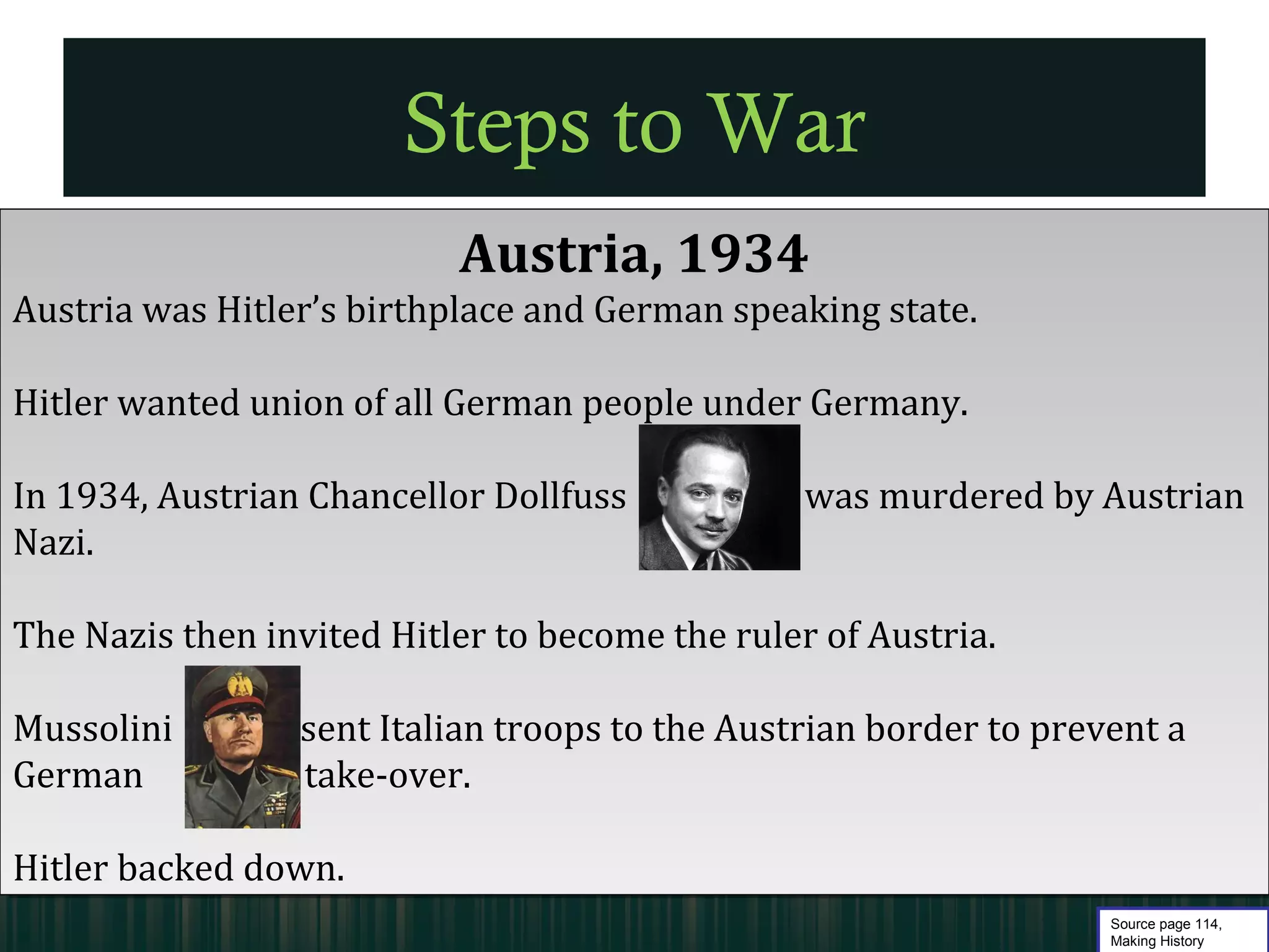 Germany and outbreak of ww2 1 | PPT