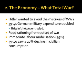 Germany at war war economy | PPTX