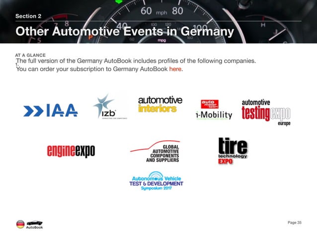 Germany AutoBook 2019 Preview | PPT