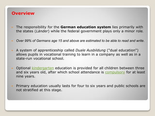 Germany education system | PPTX
