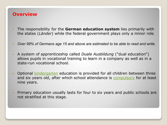 Germany education system | PPTX
