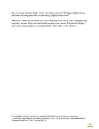 Germany final project (renewable energy) | PDF