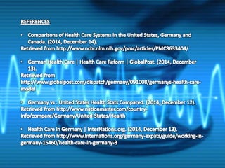Germany healthcare system | PPTX