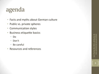 Germany intercultural communication training | PPTX