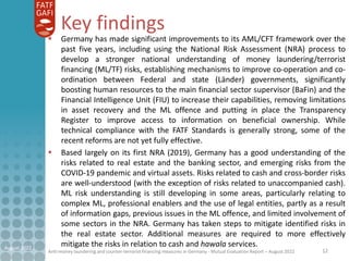 Germany Mutual Evaluation 2022-Rating | PDF