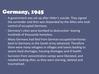 The Division of Germany; 1945-1949 | PPTX