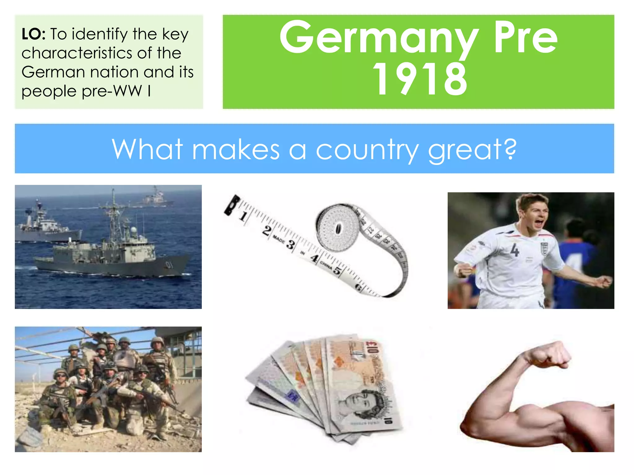 Germany pre 1918 & the end of WW1 | PPTX