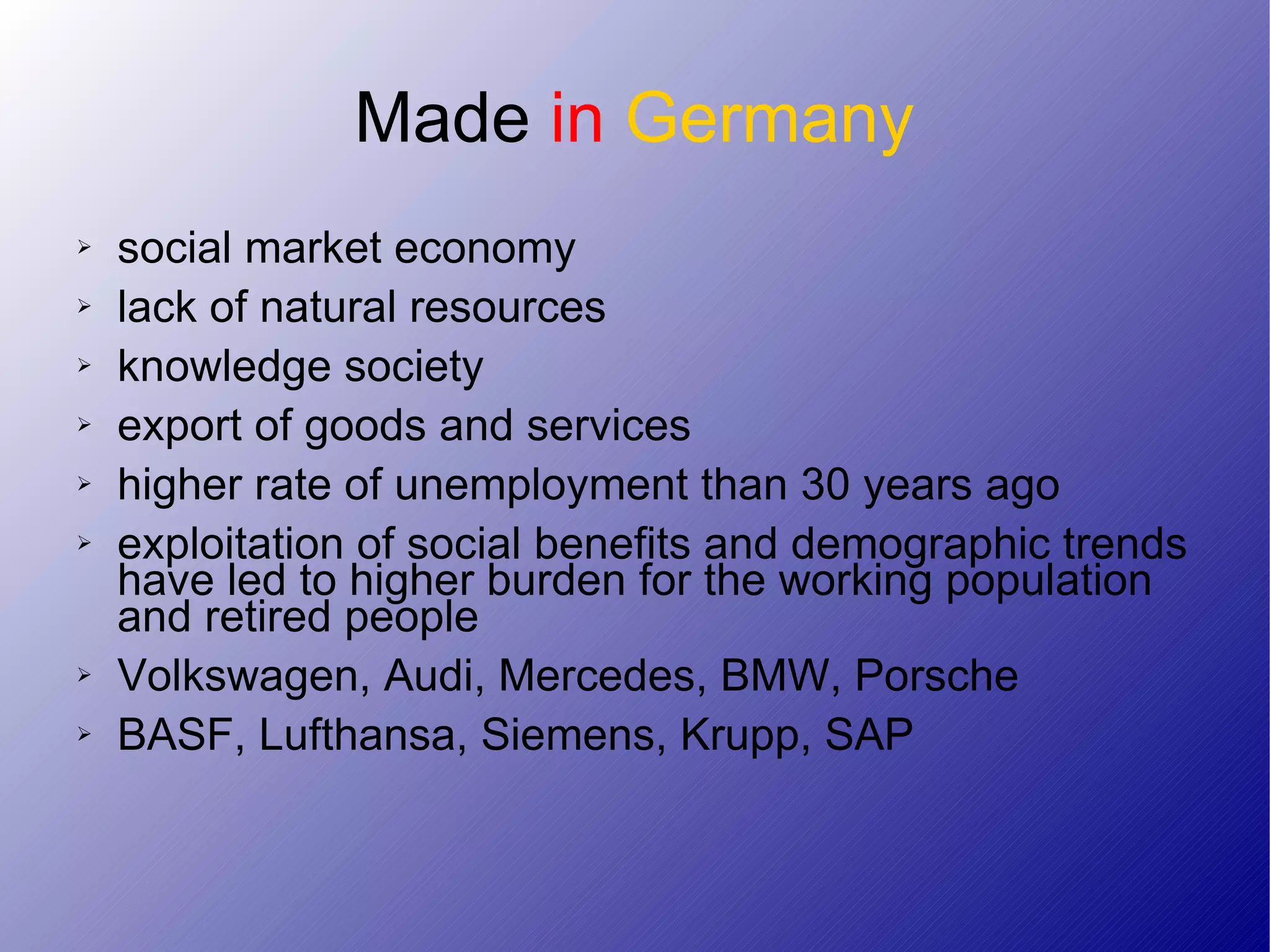 Germany Presentation | PPT | Europe Travel | Travel Locations