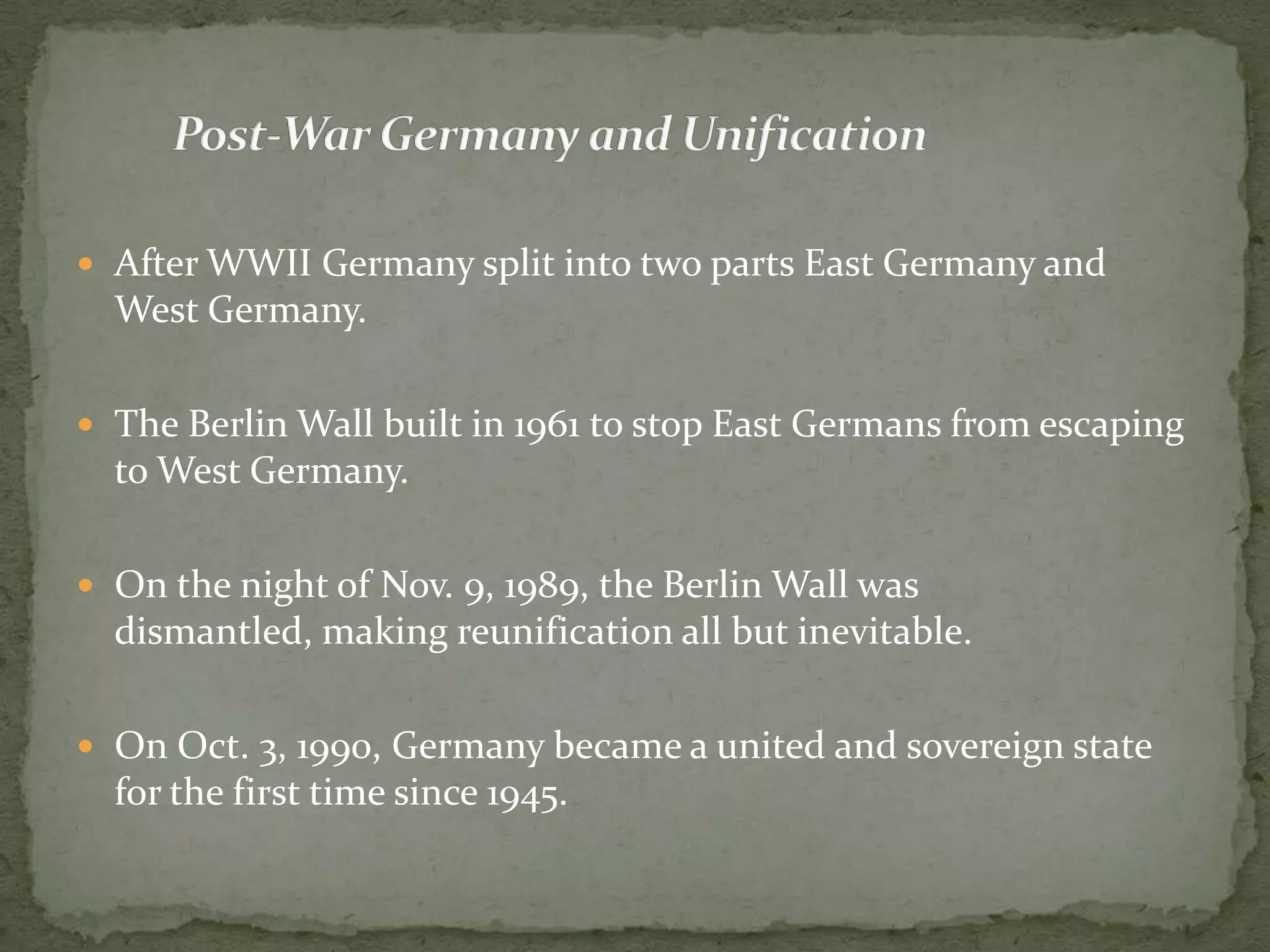 Germany- history,culture,society,organizational structure and approach ...