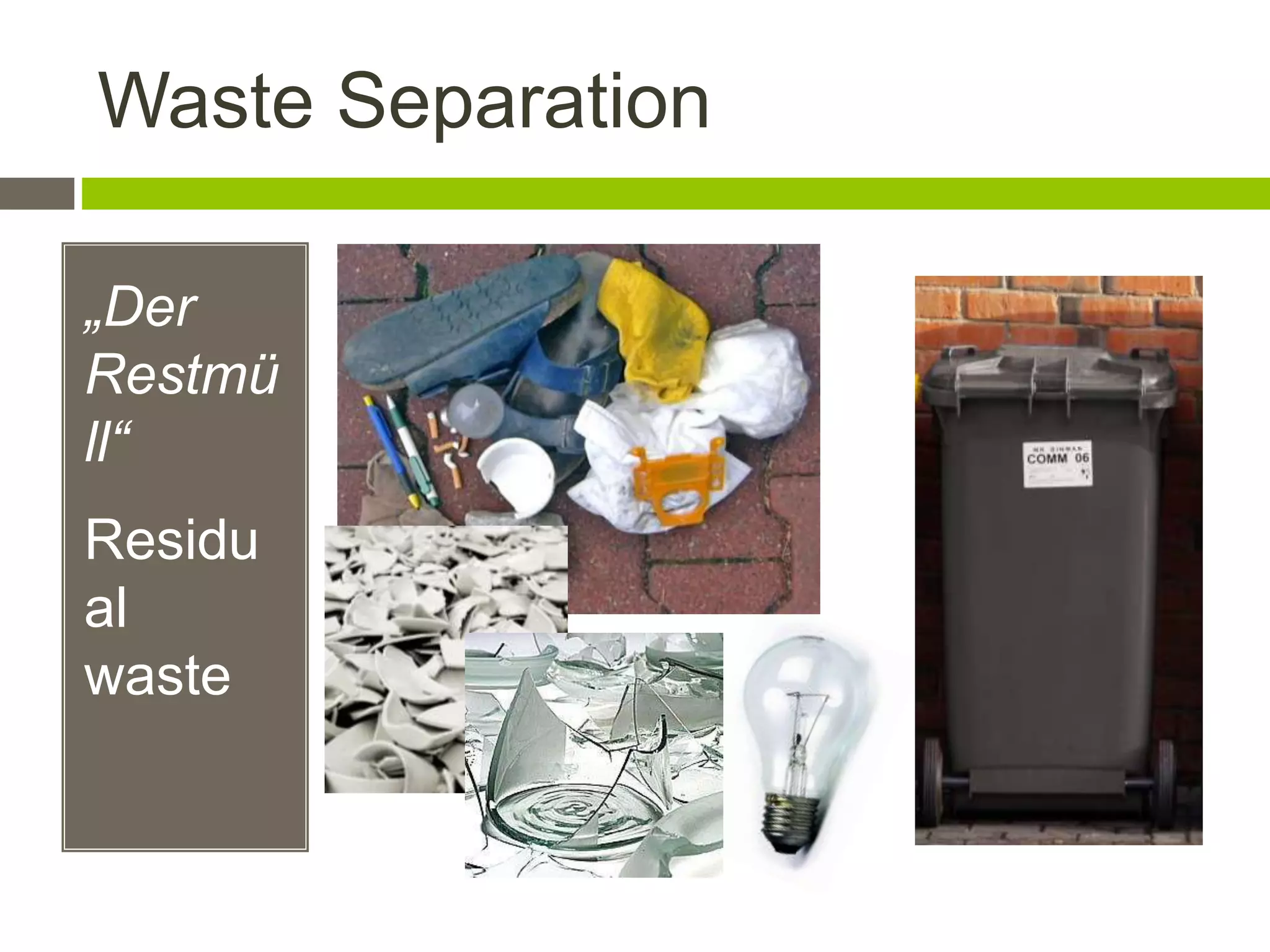 Germany : Recycling | PPTX