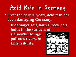 Germany's Acid Rain | PPT | Environment | Science