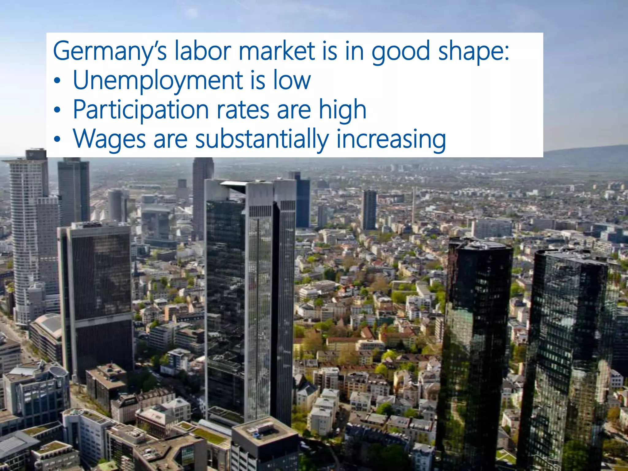 Germany S Labor Market 2000 2016 Pptx